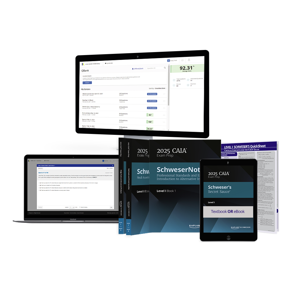 CAIA Level I Essential Package - eBook & Printed